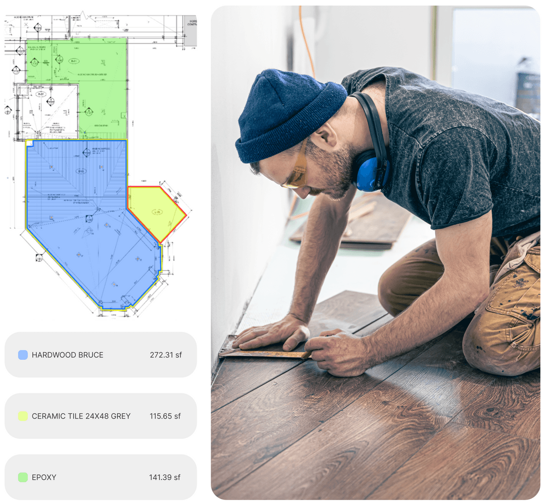 Flooring Takeoff and Estimating Software - Perform material takeoffs
